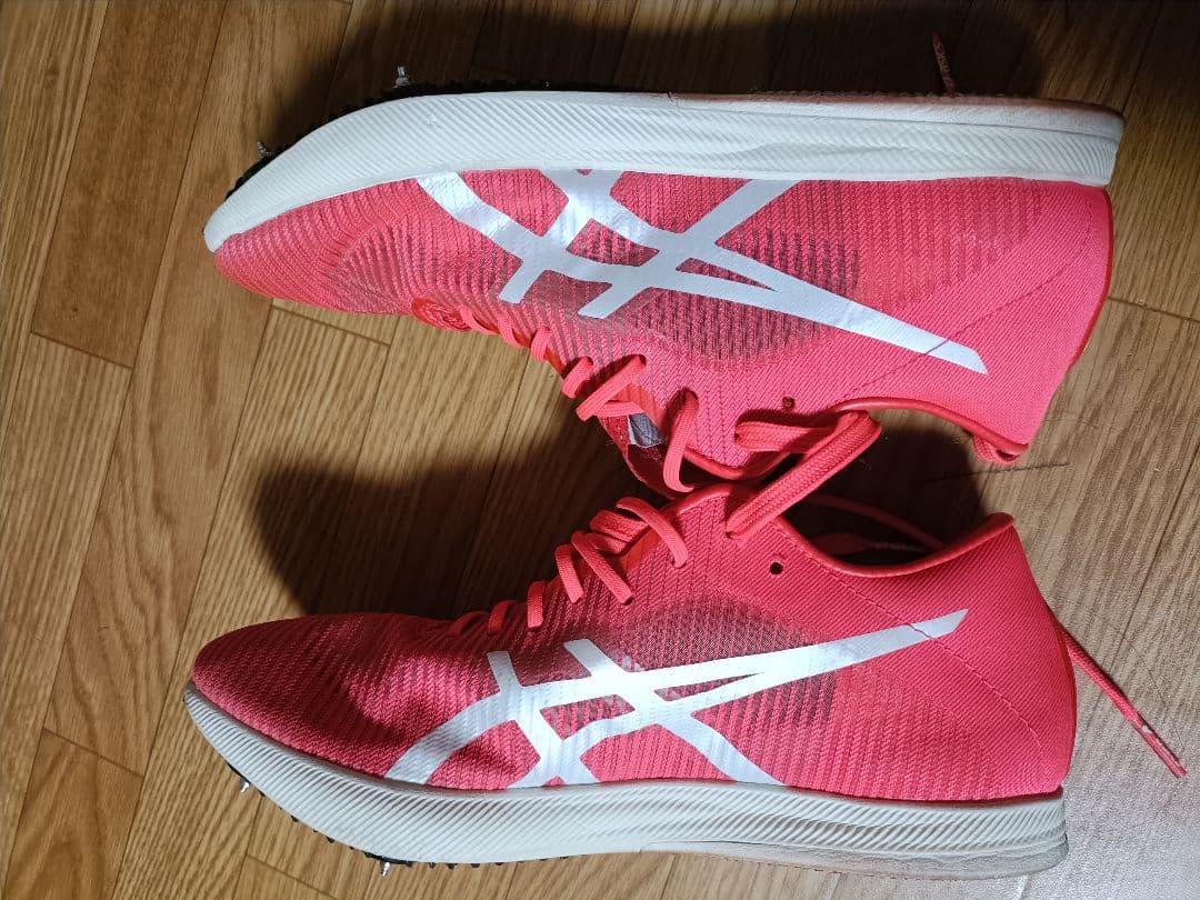 asics COSMORACER LD スパイクシューズ　赤　25　女子　美品