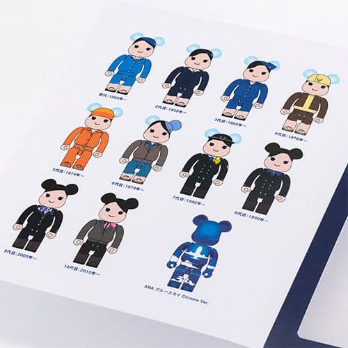 BE@RBRICK ANA創立70周年記念歴代制服コレクション 11体セット