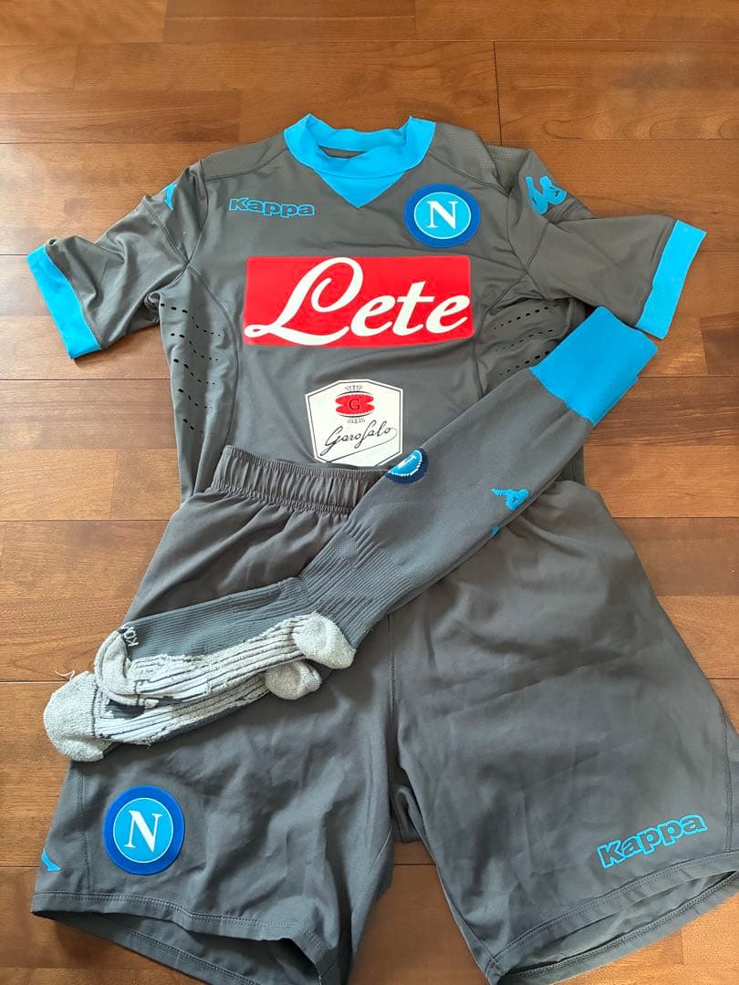 Kappa Napoli サッカーユニフォーム Sサイズ