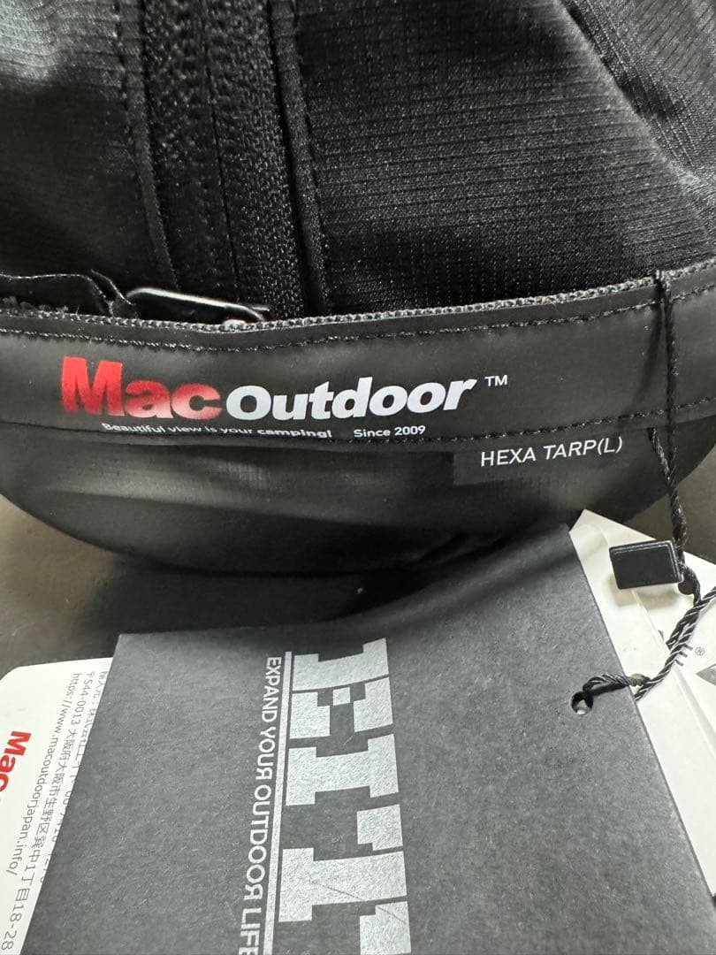Mac Outdoor Mac One ヘキサタープL ブラック