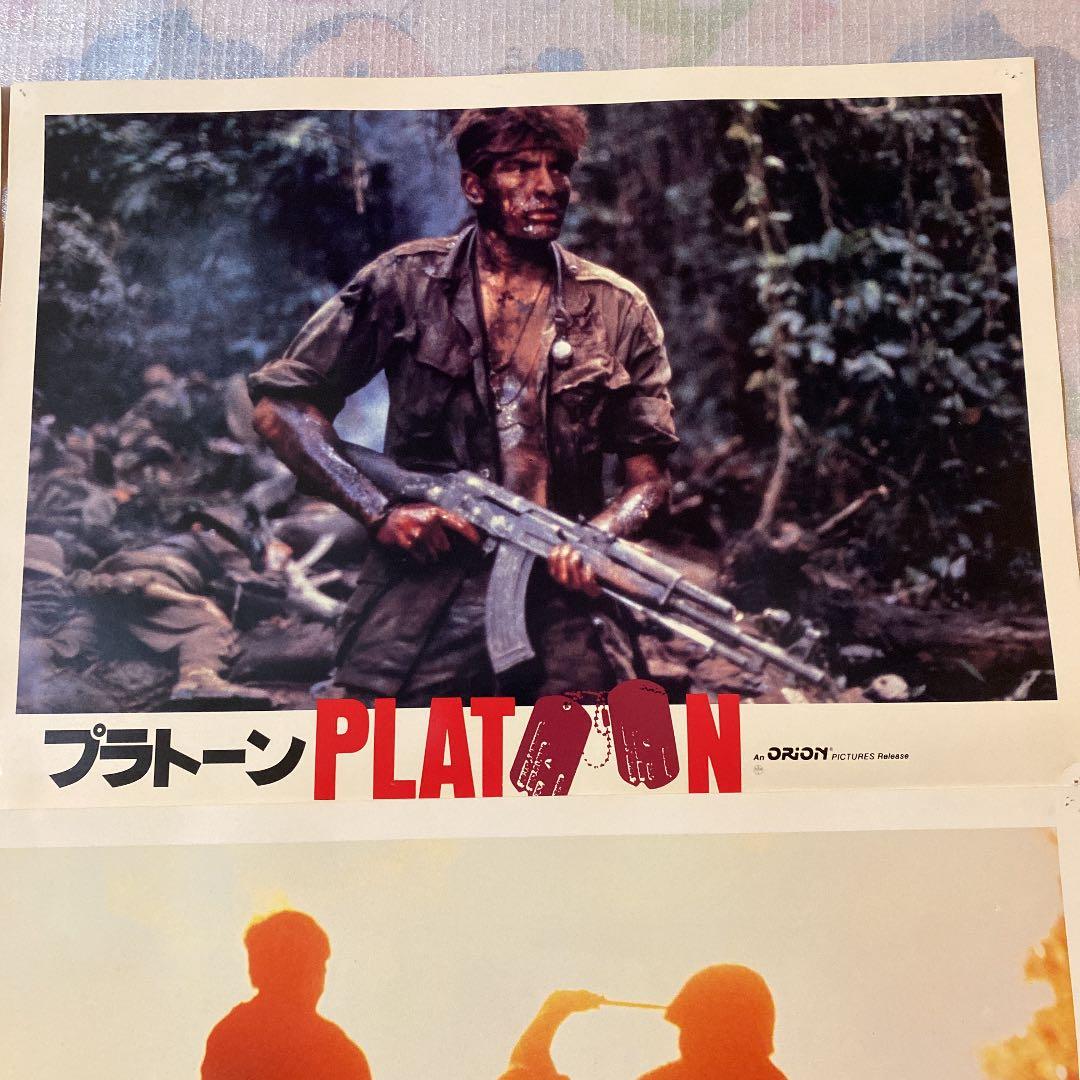 1987年映画　PLATOON 『プラトーン』カラースチール　4枚