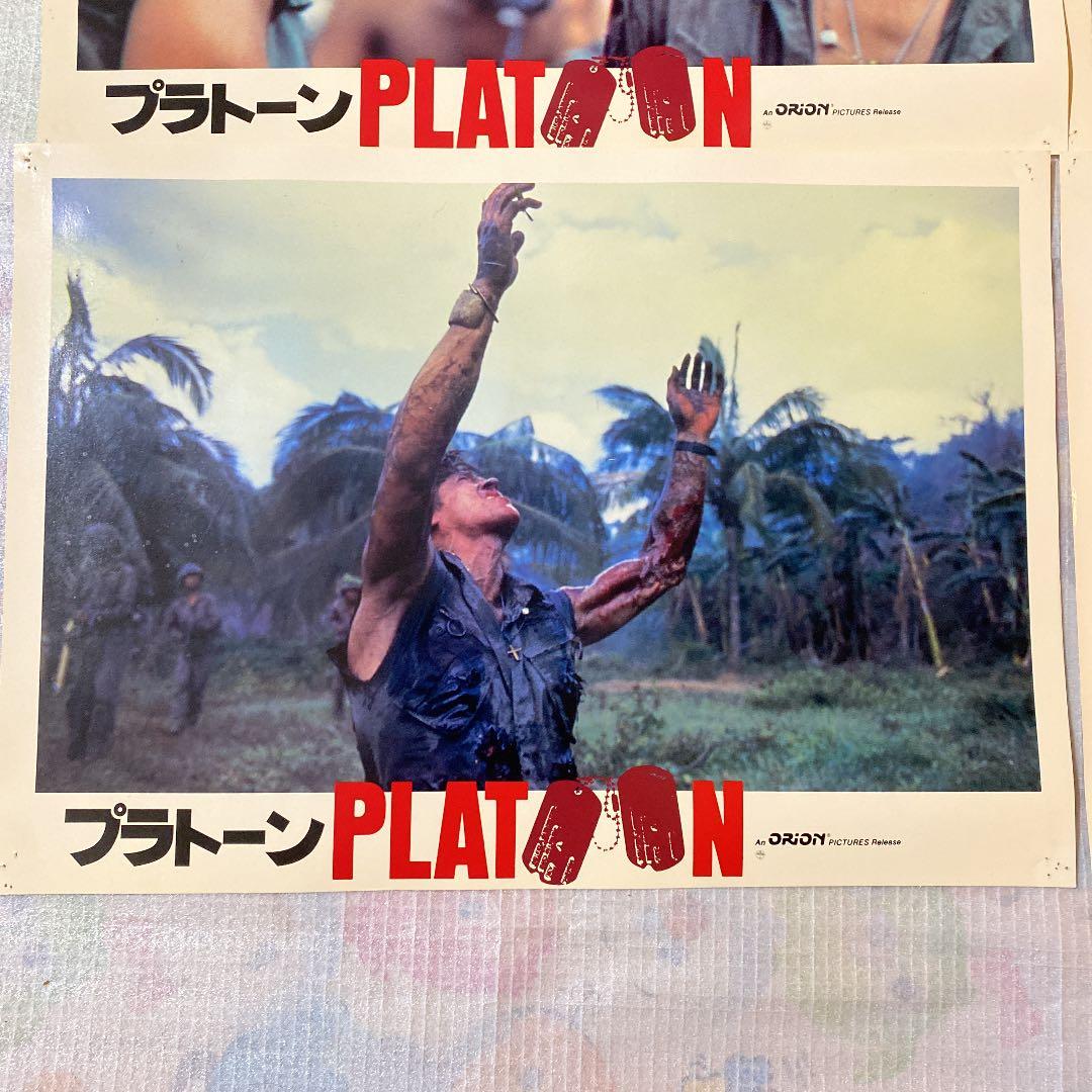 1987年映画　PLATOON 『プラトーン』カラースチール　4枚