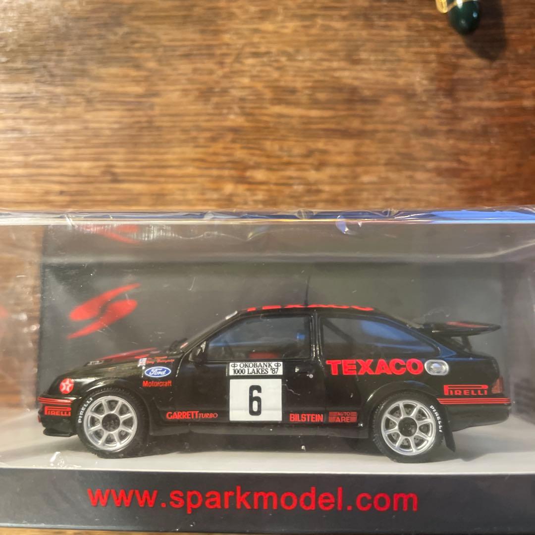 絶版　1/43 テキサコ　フォード　シエラ　RS コスワース　1987 WRC