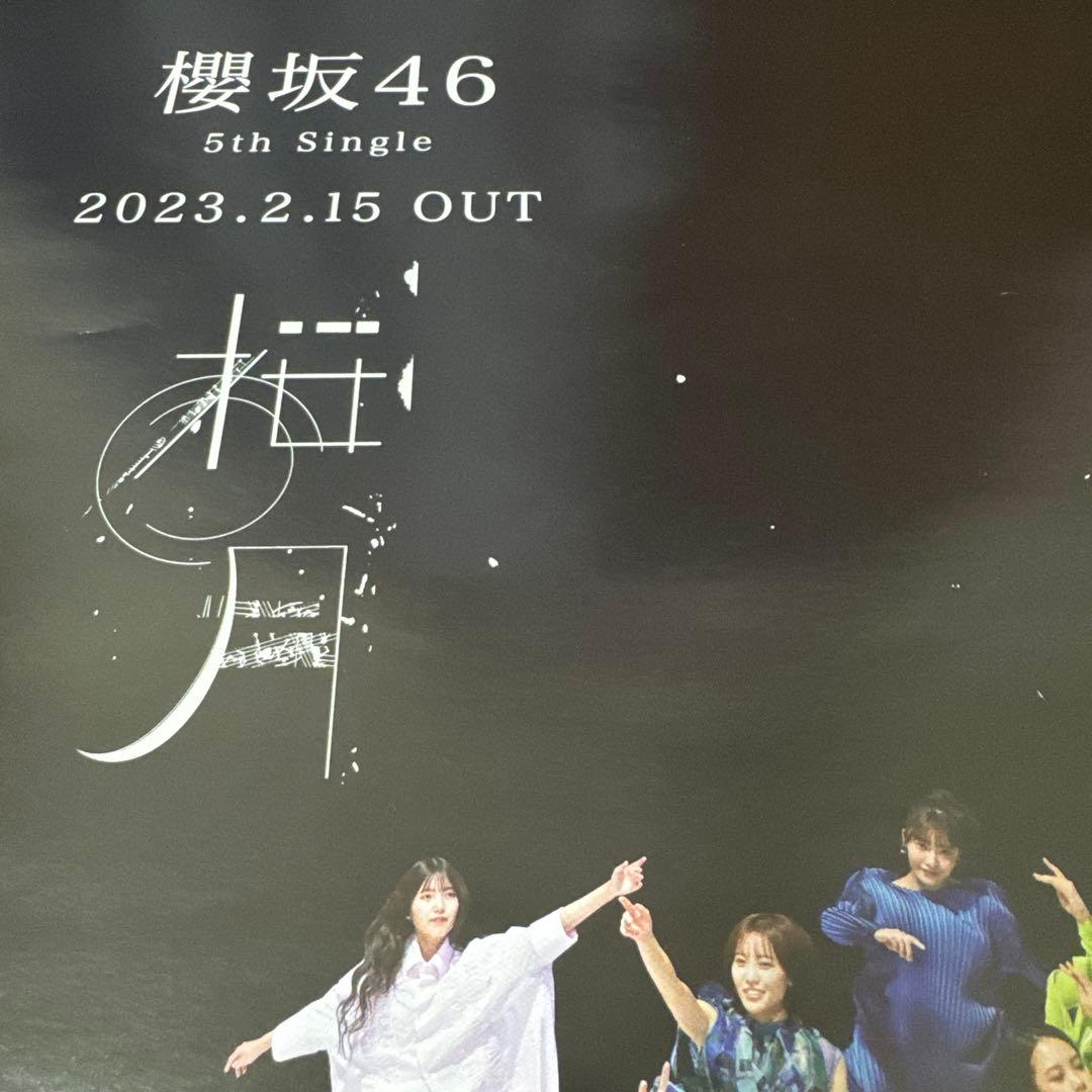櫻坂46 桜月 B2 アー写 告知 ポスター