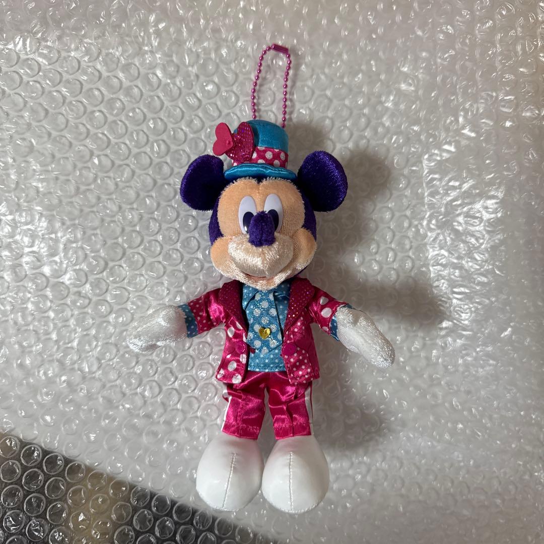 ミニーパルパルーザ　ミッキー　ぬいぐるみバッジ