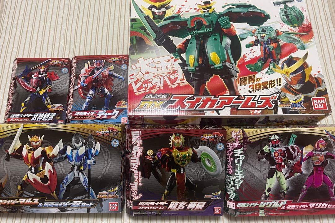 【開封品】仮面ライダー鎧武　アームチェンジシリーズ　25点セット