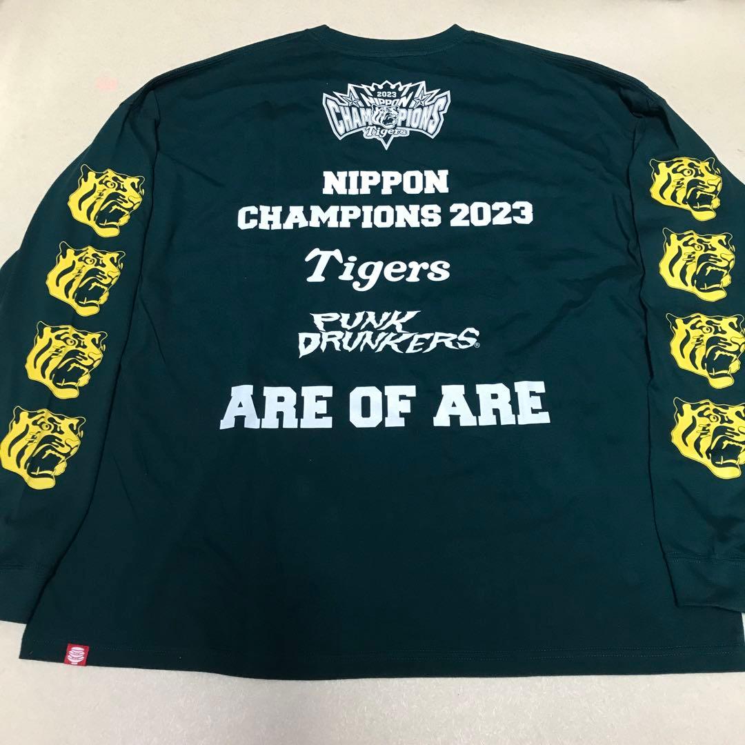 パンクドランカーズ L 阪神タイガース 未使用 Tシャツ 長袖 ロンT 優勝