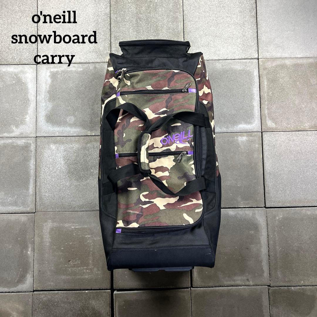 スノーボード o'neill board carry bag camo purple