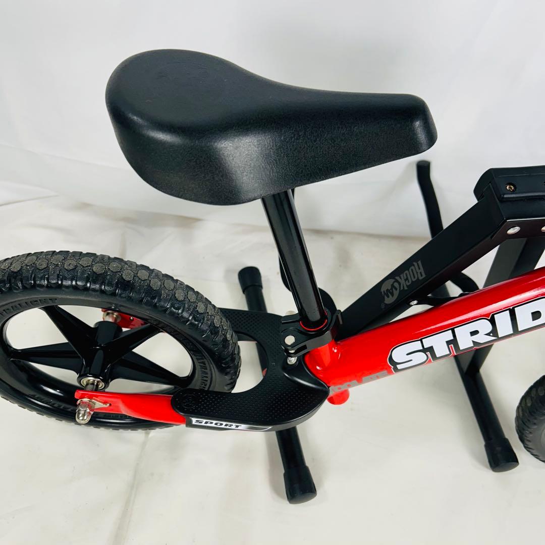 【美品】ストライダー STRIDER スポーツ ステップ付きレッド12型 ②