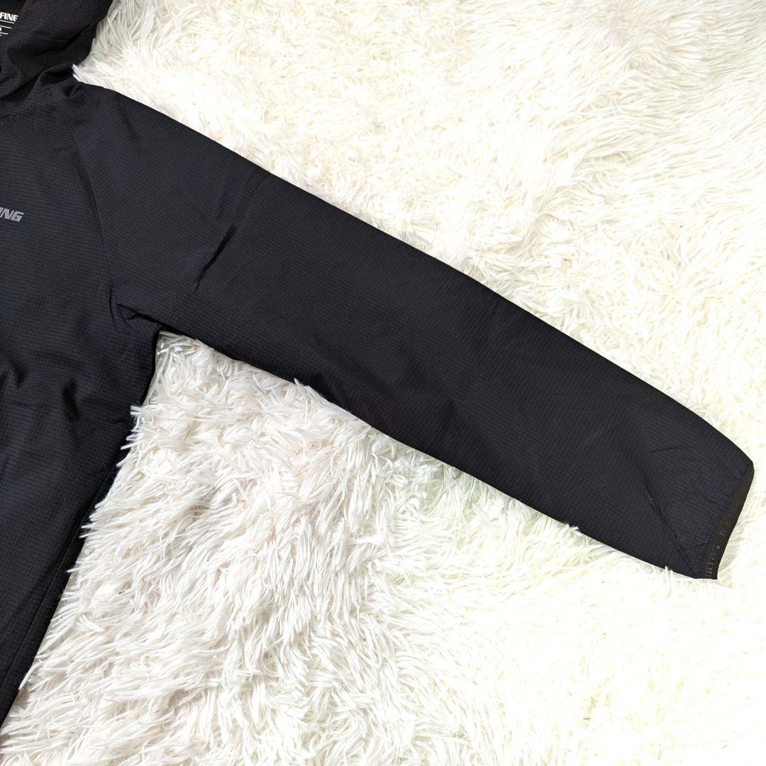 ブリーフィング　セットアップ　フーディー　パンツ　ナイロン　ブラック　サイズM