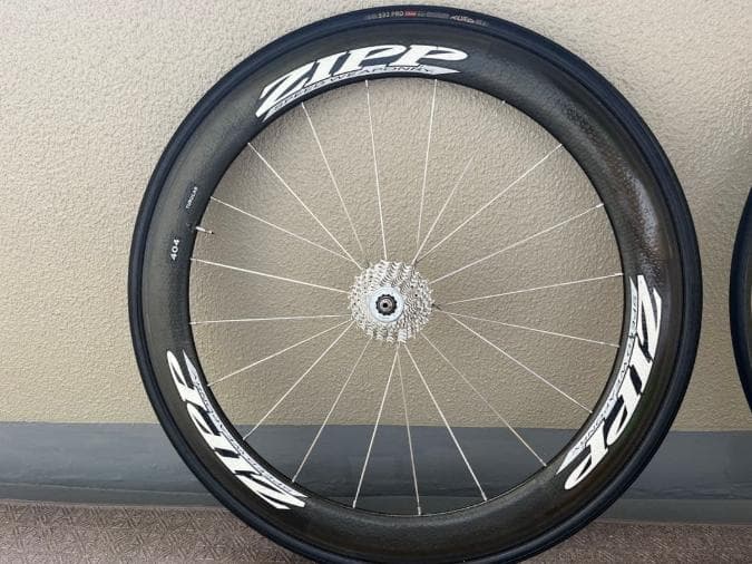 ジップ ZIPP 404 カーボン チューブラー ホイール シマノ 10S リム