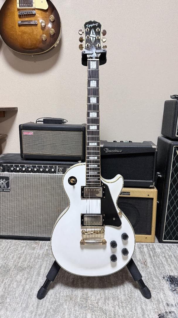 ギター Epiphone Les Paul Custom 2003S White