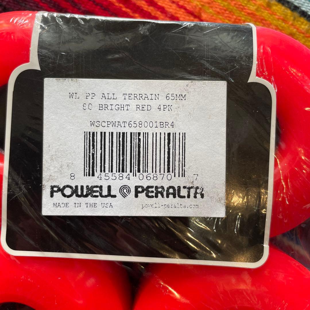 Powell Peralta オールテレインパウエルウィール 65mm 80a