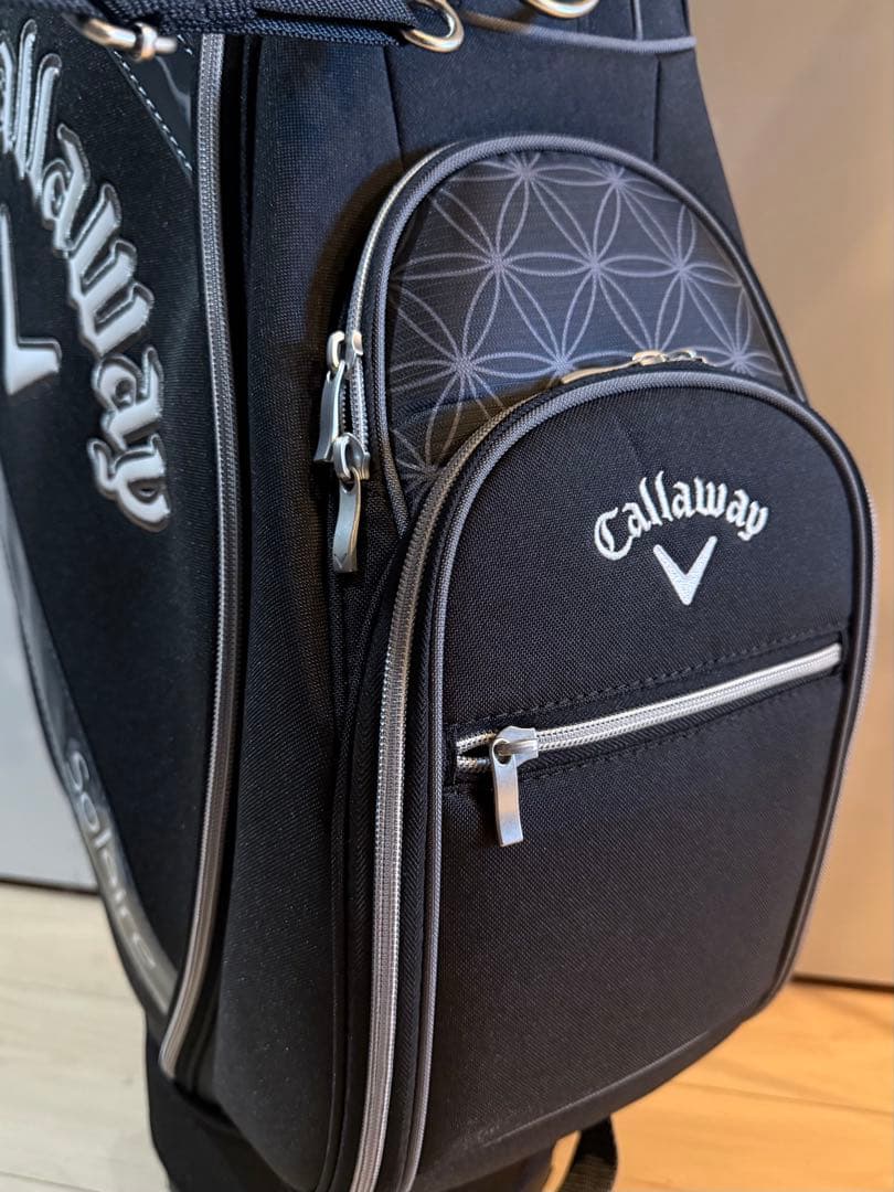 【美品】Callaway Solaire ブラック キャディバッグ