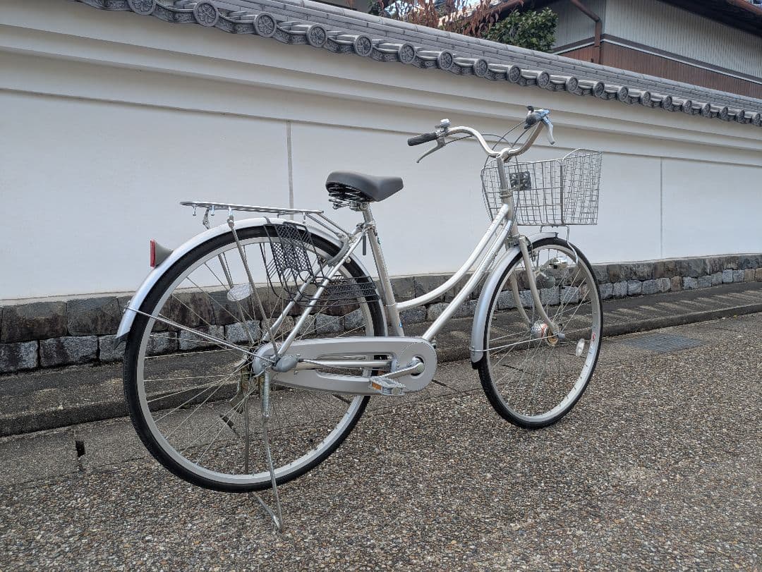 美品 27 インチ 自転車 軽快車 シティサイクル 名古屋市引き取り限定