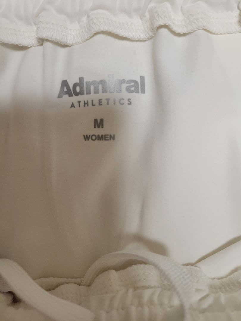 【新品】Admiral　テニス　スコート　M　プリーツ　ホワイト