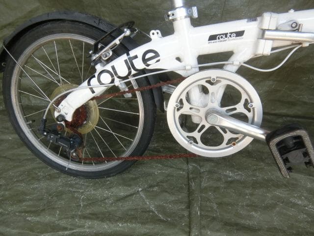 4：DAHON　route　折り畳み時転車 ジャンク　引取限定：埼玉県所沢市