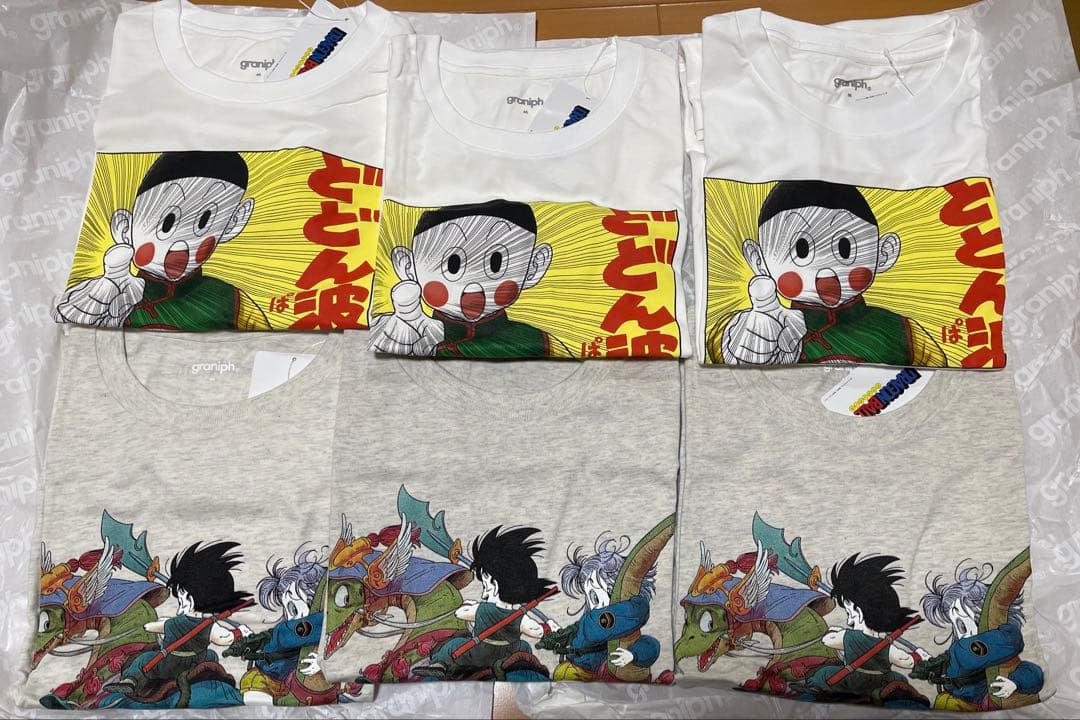 新品未着用　グラニフ　ドラゴンボール　Tシャツ　チャオズ　孫悟空　ヤムチャ