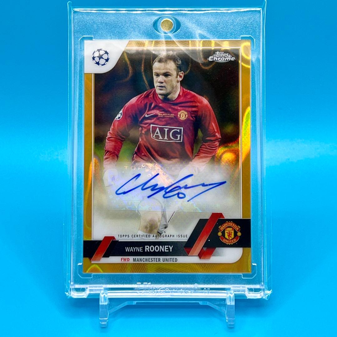 Topps Chrome WAYNE ROONEY ルーニー 直筆サインカード