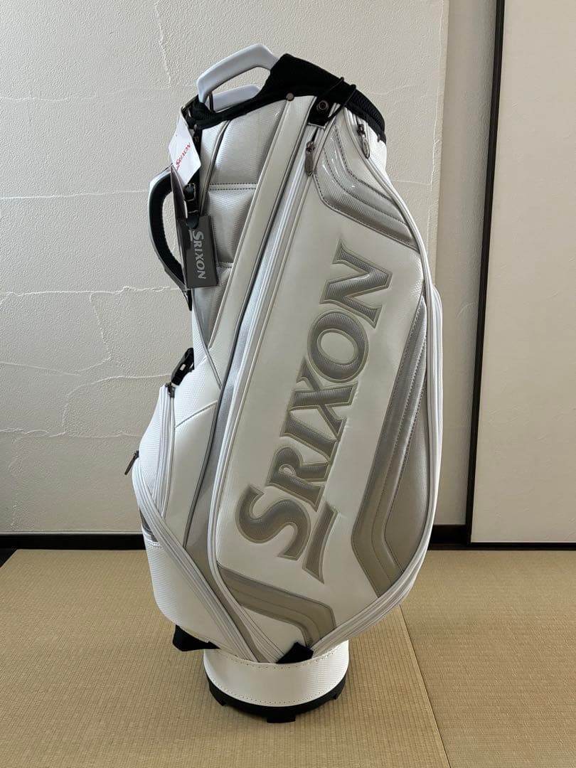 Srixon ホワイト キャディバッグ