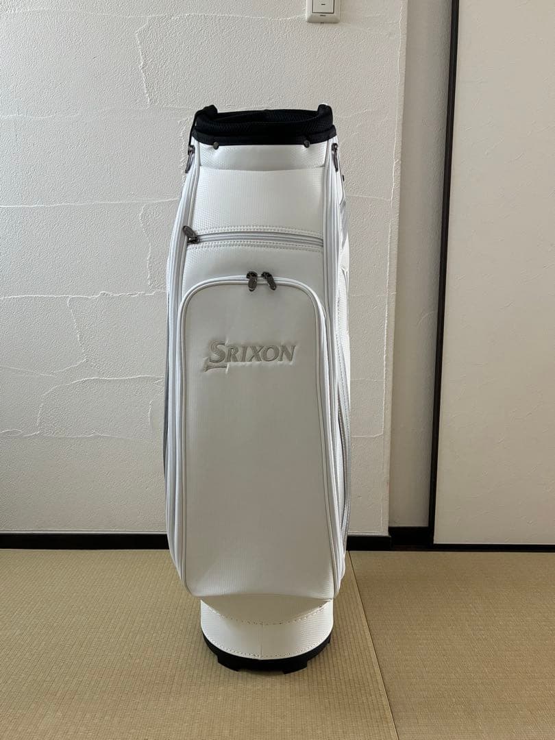 Srixon ホワイト キャディバッグ