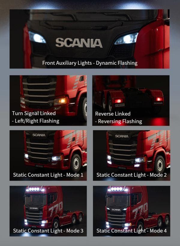 Huina 1501 1/18 スカニア 770S トレーラーヘッド ラジコン