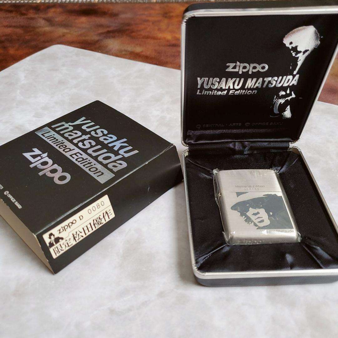 松田優作　zippo D 限定品　シリアルナンバー0080