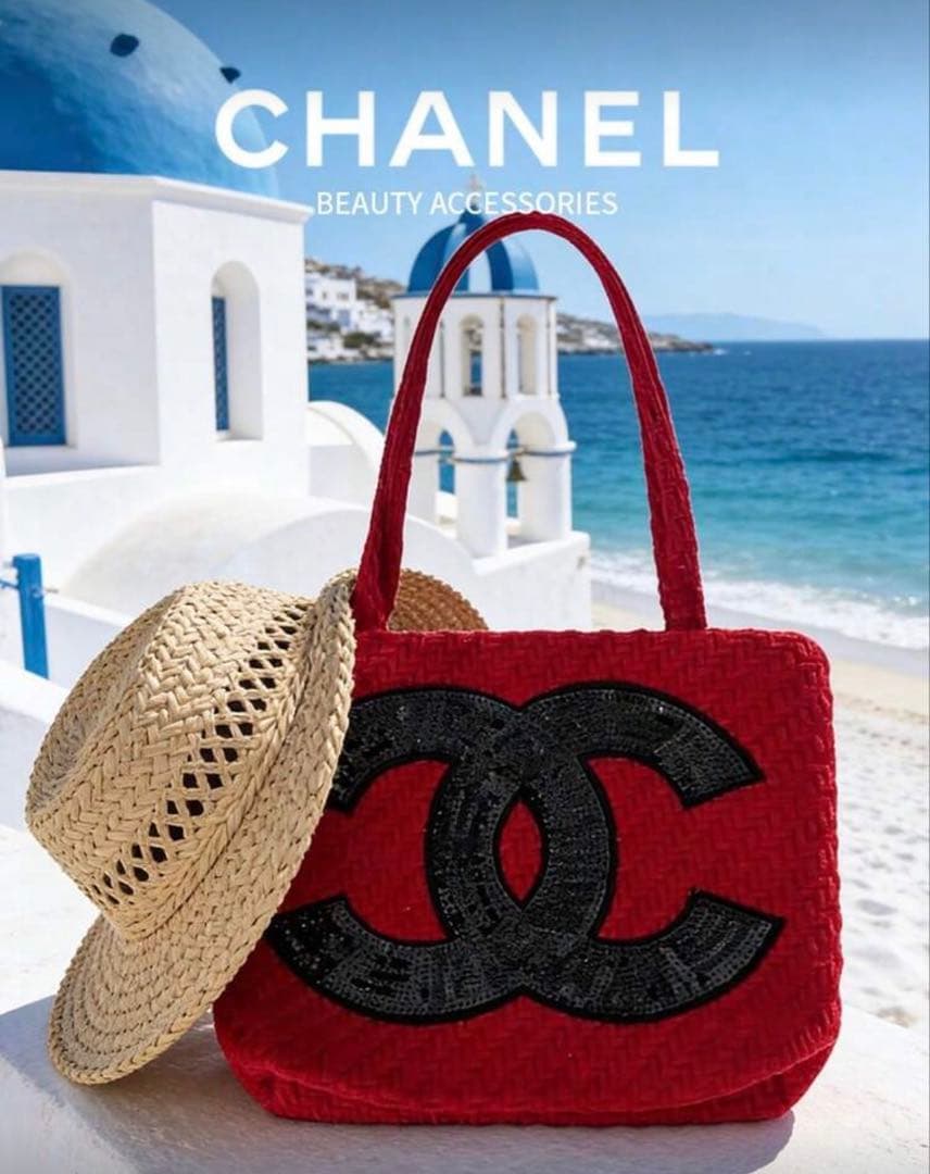 T*た様 新品未使用♡CHANEL ノベルティトートバッグ ビッグココマーク レ