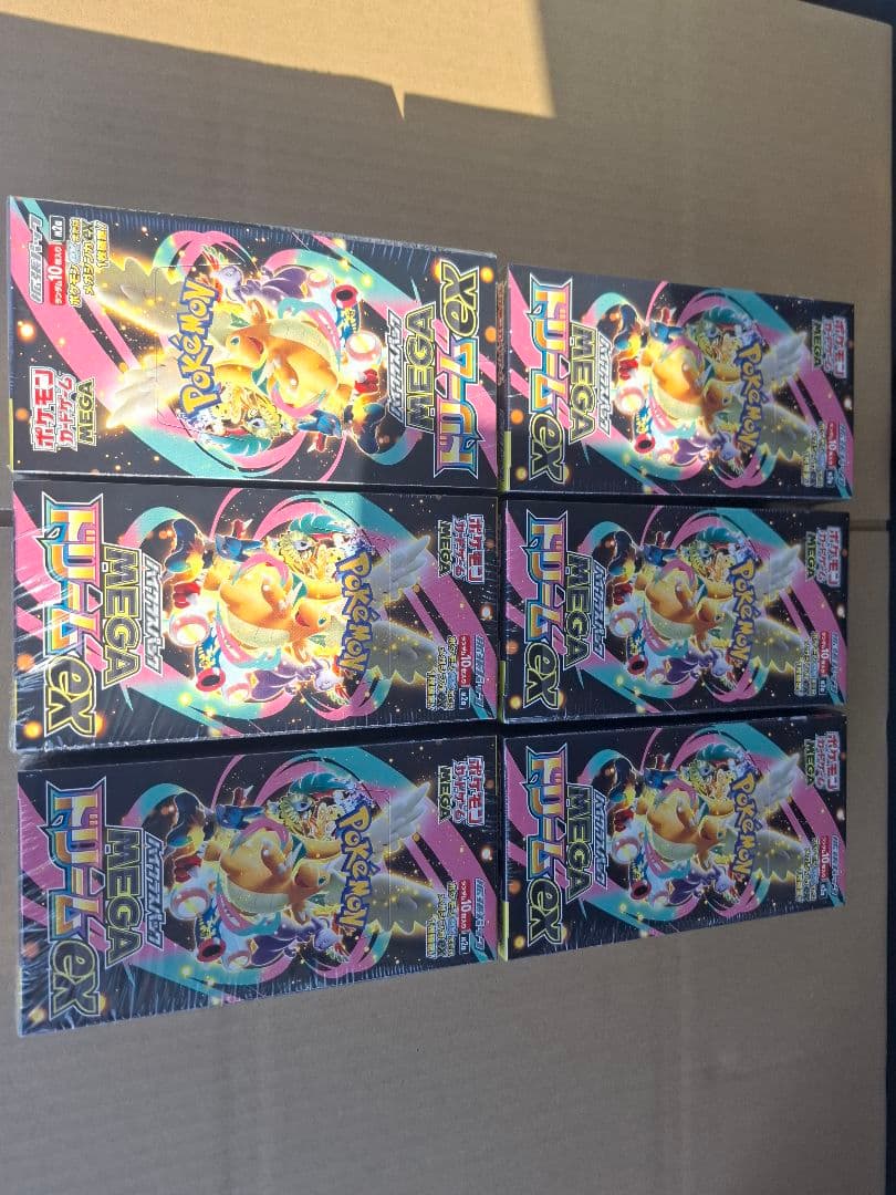 ポケモンカードMEGAドリームex　6BOX　シュリンク付き