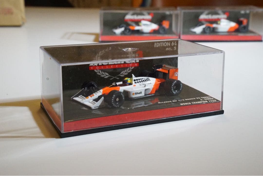 McLaren MP4 Ayrton Senna ミニカー 3台セット