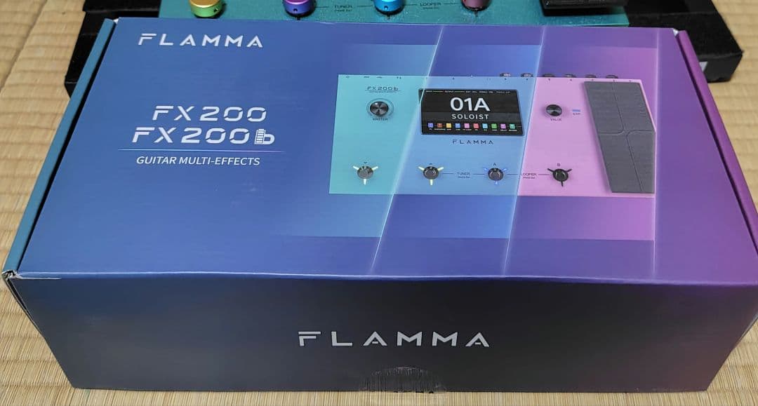 FLAMMA fx200b／マルチエフェクター／バッテリー内蔵／タッチスクリーン