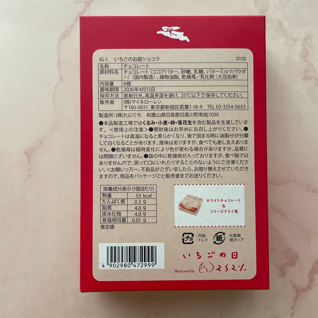 松風屋 いちごの日 6種セット 2026 バレンタイン《メルカリ便発送》