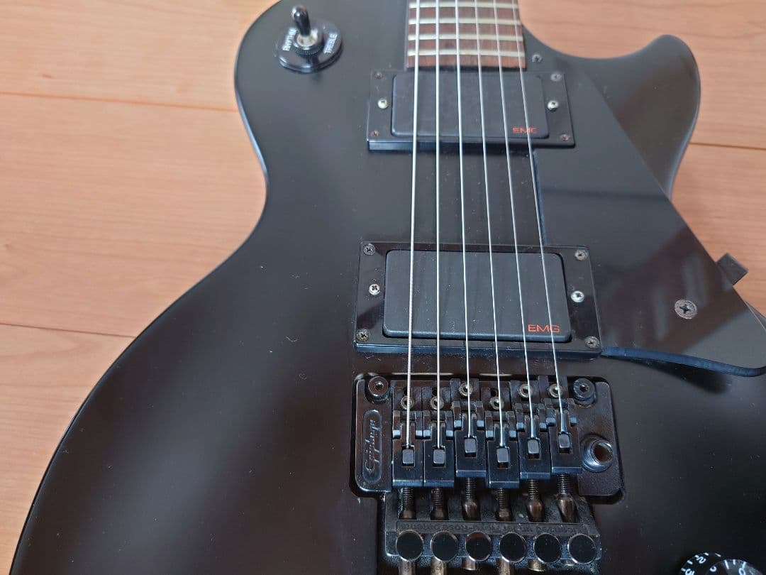 Epiphone エレキギター ブラック 艶消し EMG