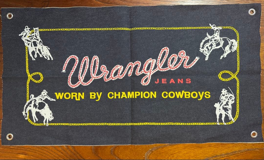 非売品　看板　バーナー　Wrangler ラングラー　小判　ビンテージ