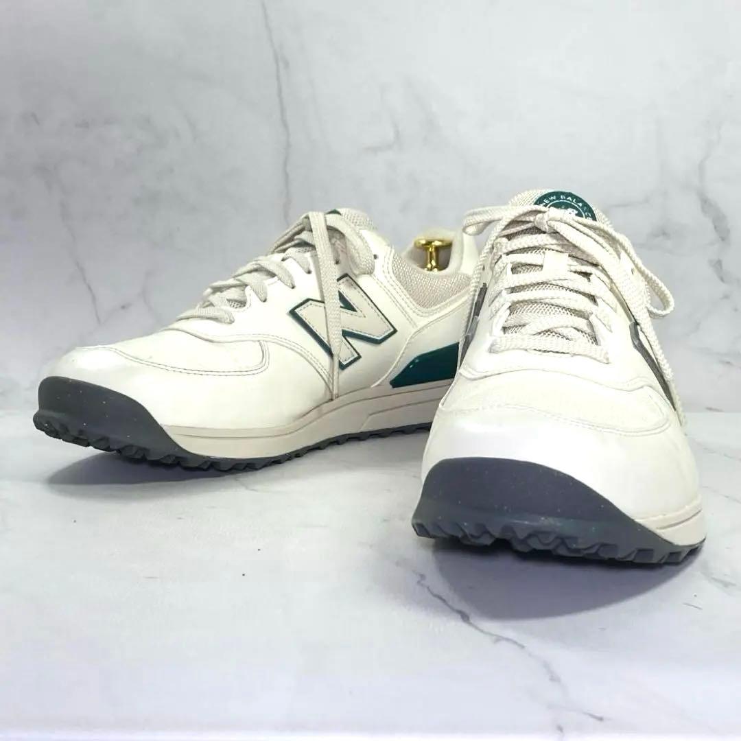 【美品・訳あり】new balance ゴルフシューズ 左27㎝ 右26.5㎝