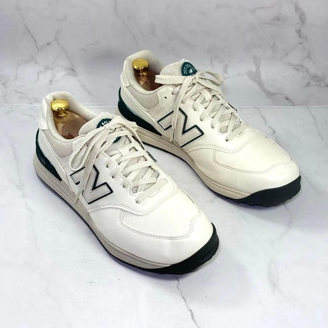 【美品・訳あり】new balance ゴルフシューズ 左27㎝ 右26.5㎝