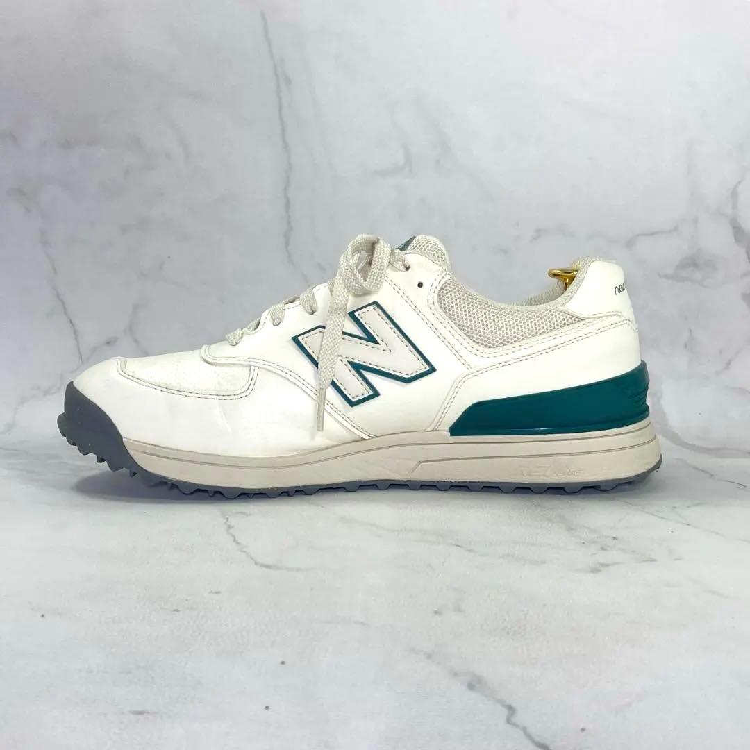 【美品・訳あり】new balance ゴルフシューズ 左27㎝ 右26.5㎝