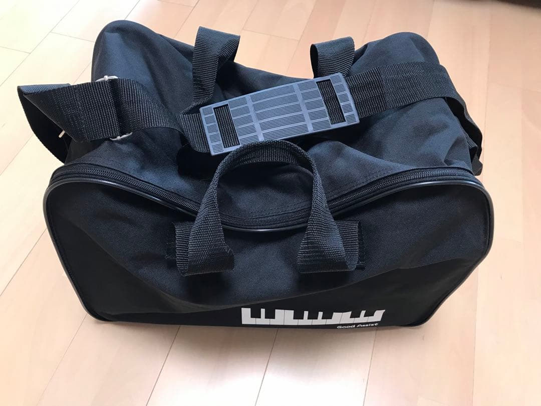 （甲南）ピアノ補助ペダル、足台KP-DX　【ブラック】ペダルキャリングバッグ