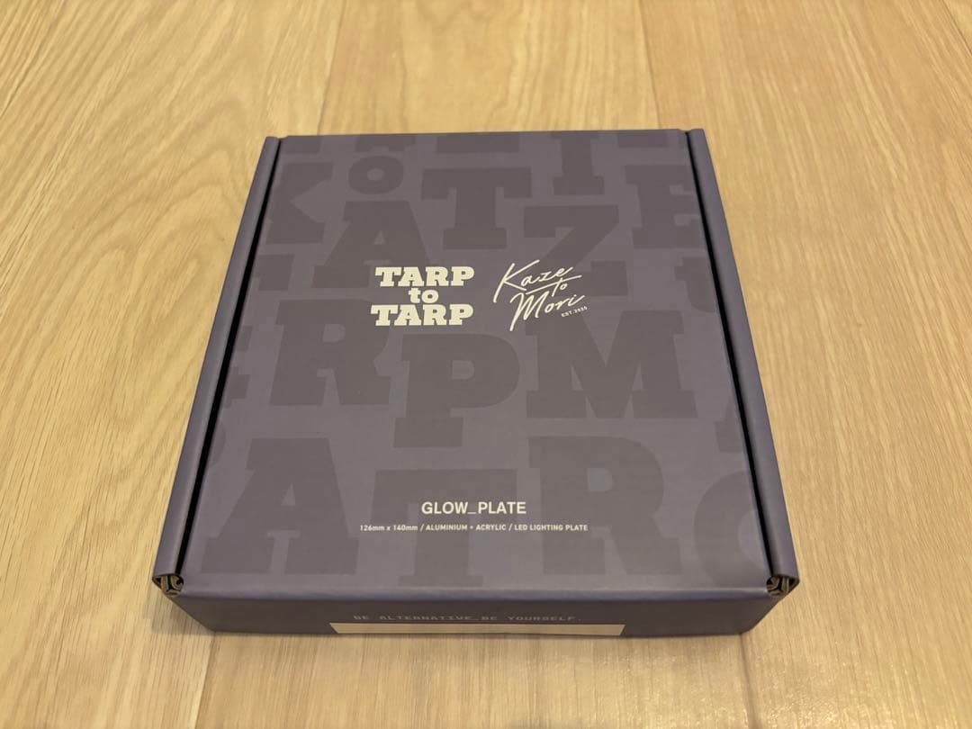 バーベキュー・調理用品 KAZETOMORI GLOW PLATE TARPtoTARP Gray