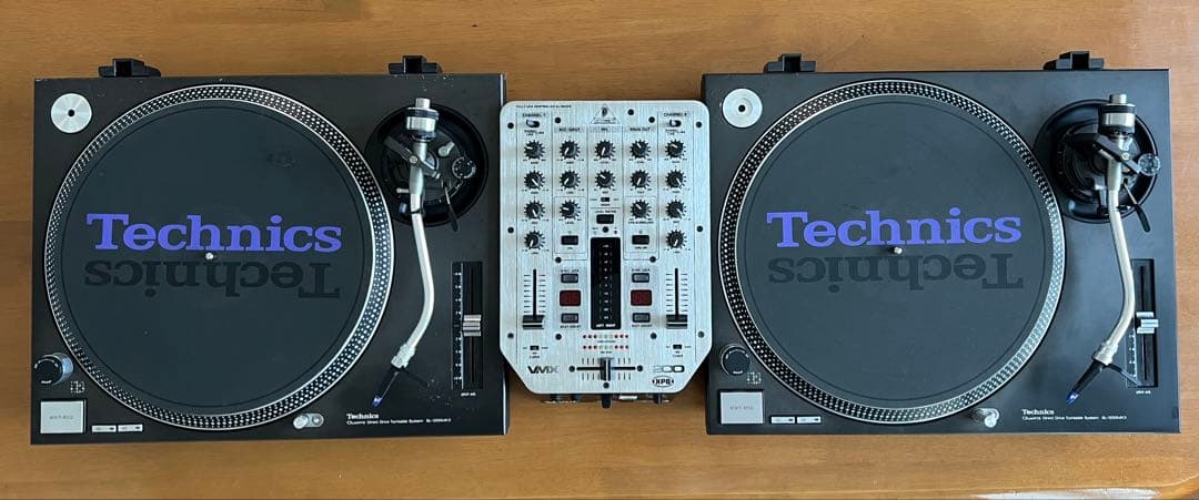 SL-1200MK3 ターンテーブル 2台セット+ベリンガーVMX200ミキサー