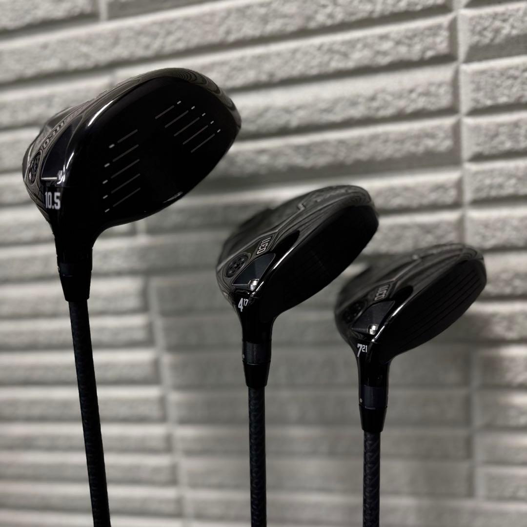 【美品】PXG 0311 BLACK OPS ドライバー4、7番ウッド3本セット