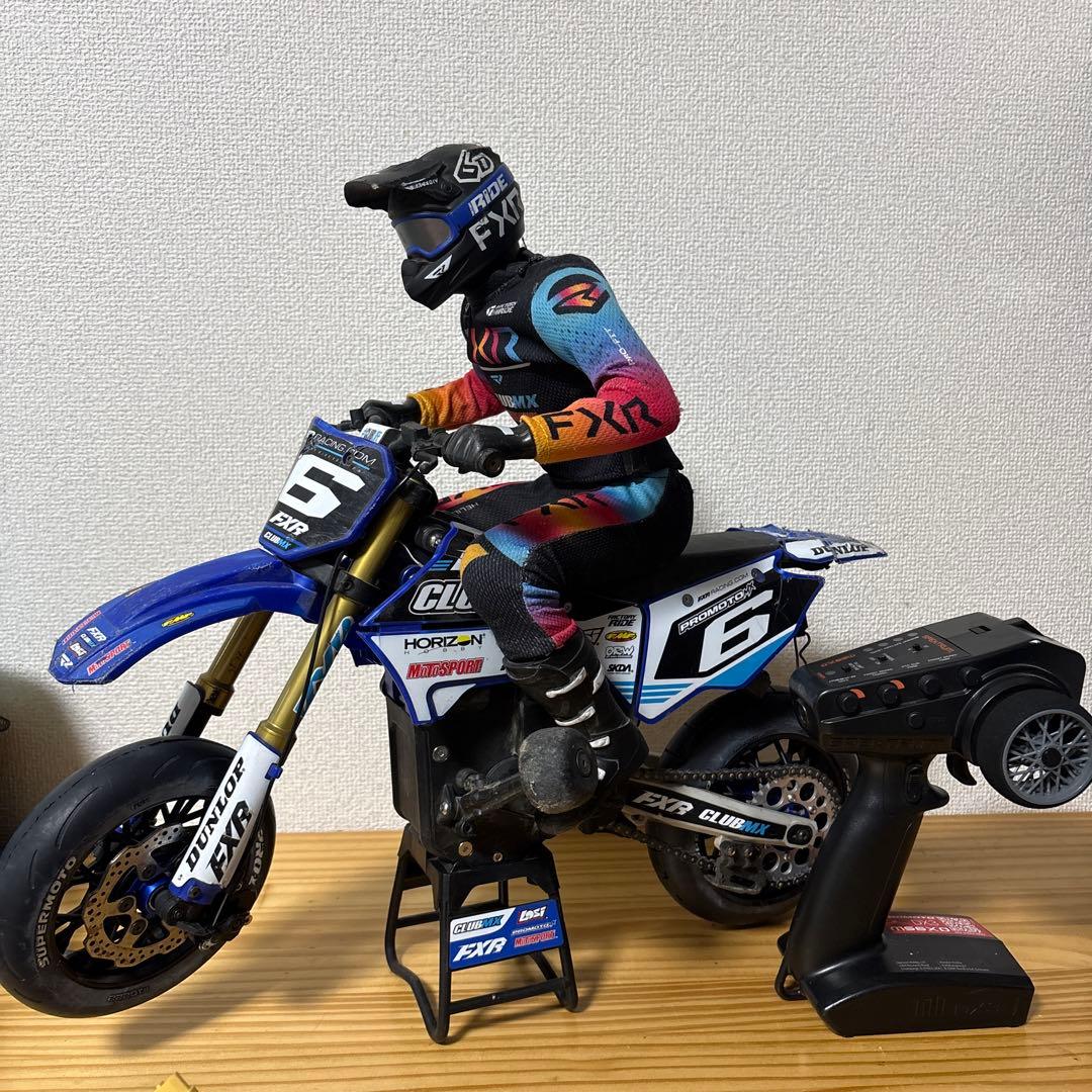Losi Promoto MX 青 リポ2本付き プロラインタイヤ仕様