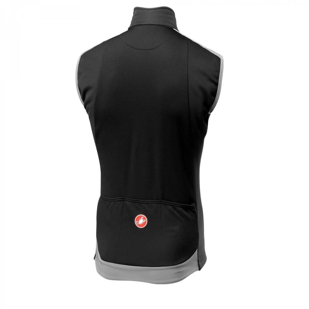 CASTELLI カステリMORTIROLO VEST ブラック Lサイズ