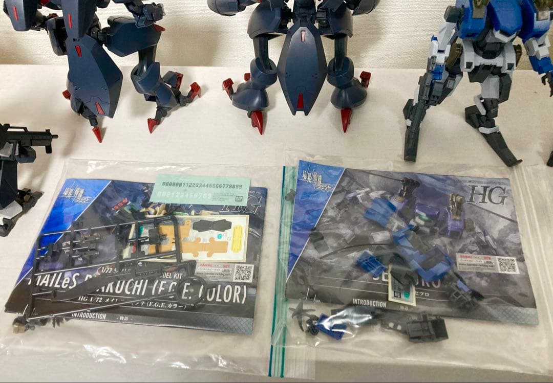 プラモデル　境界戦機HG まとめ売り 未組み立て 組み立て済み　セット