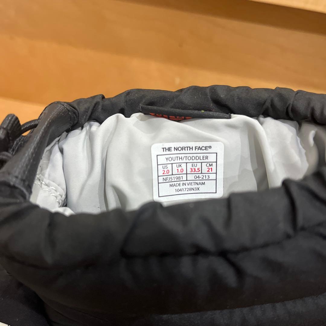 THE NORTH FACE 子ども用スノーブーツ NF95198I ブラック