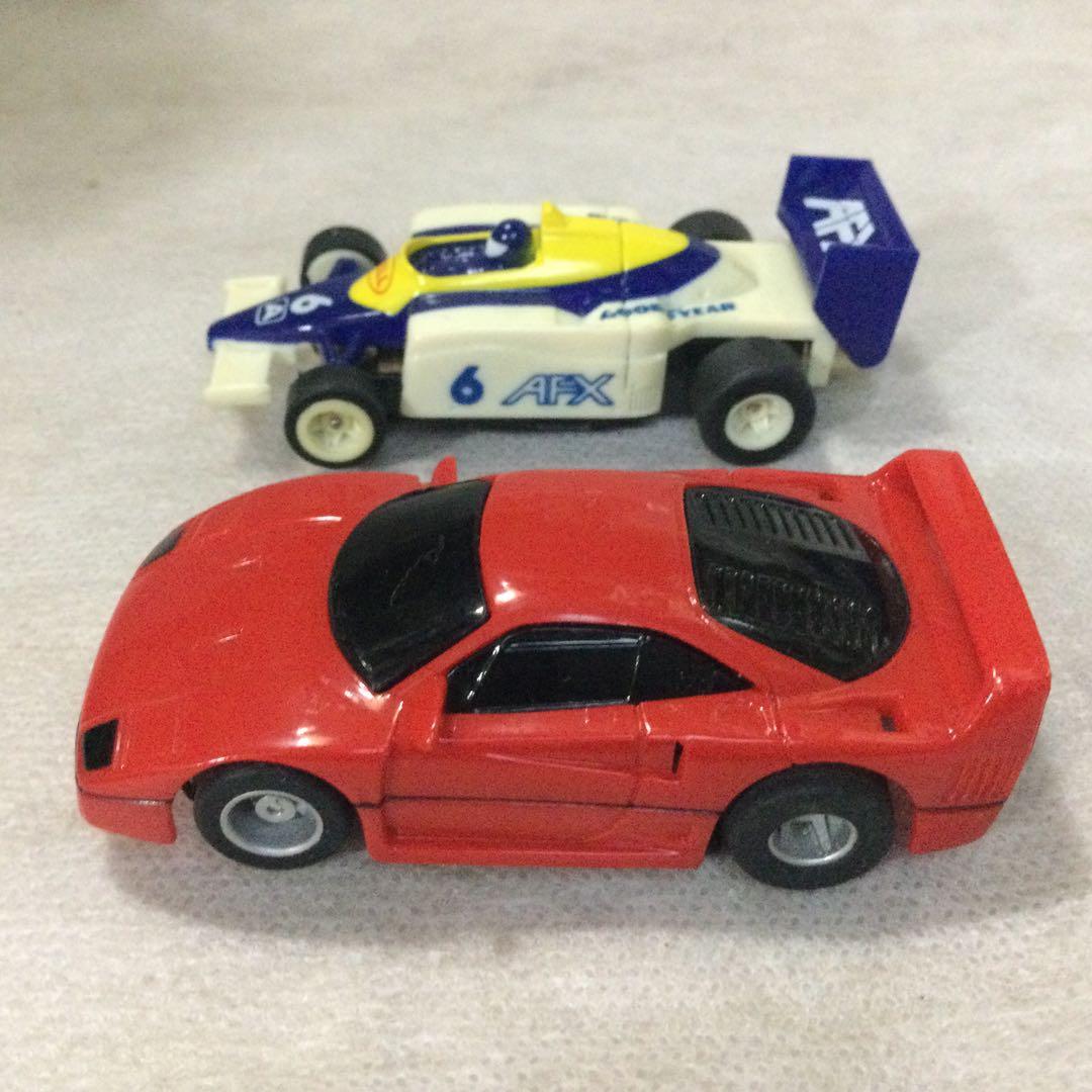 Ferrari F40 & AFX F1 HOスケール スロットレーシングカー