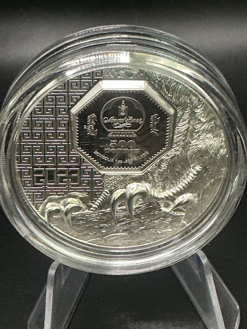 2023年　ワイルド・モンゴリア《サカーファルコン（ハヤブサ）》1oz 純銀貨
