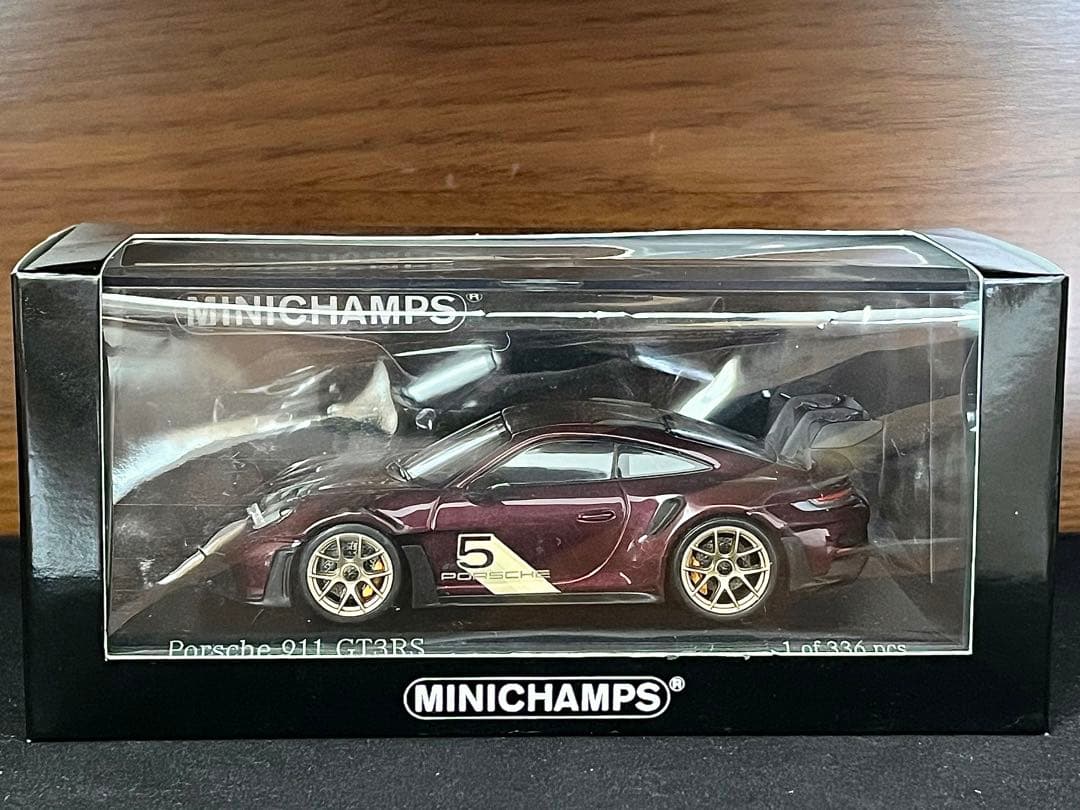 1/43 限定336 ミニチャンプス ポルシェ 911 GT3RS アメシスト