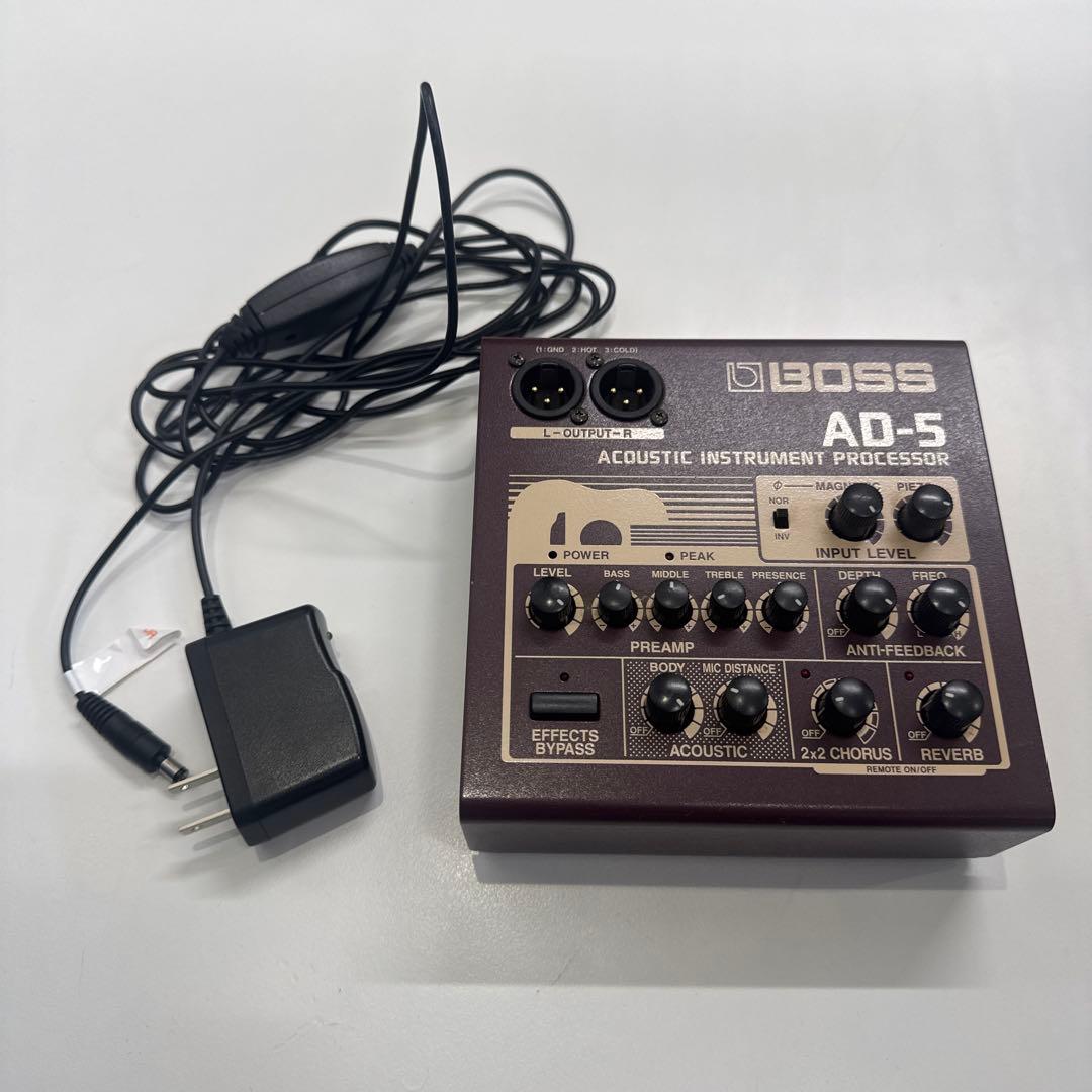 BOSS AD-5 アコースティック楽器プロセッサー