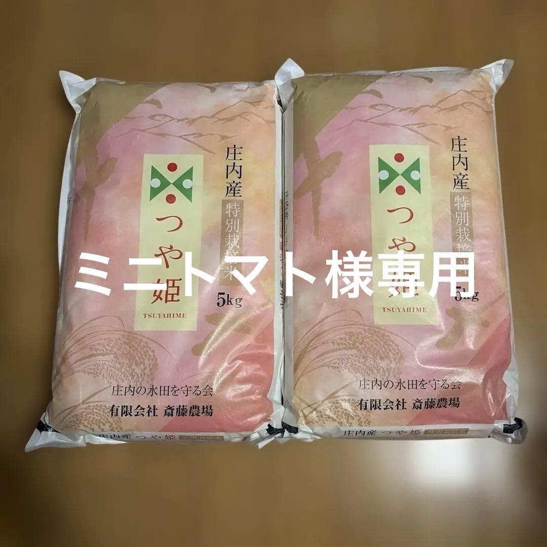 【ミニトマト】山形県産 つや姫 白米 10kg ［令和7年産］